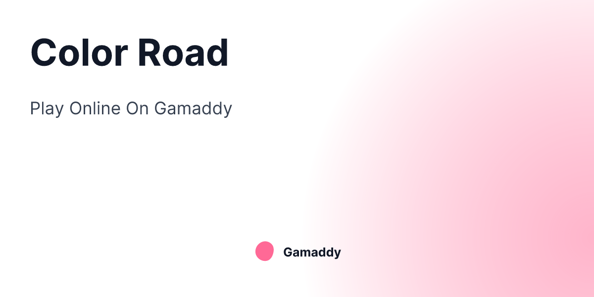 Color Road - Play Online on Gamaddy