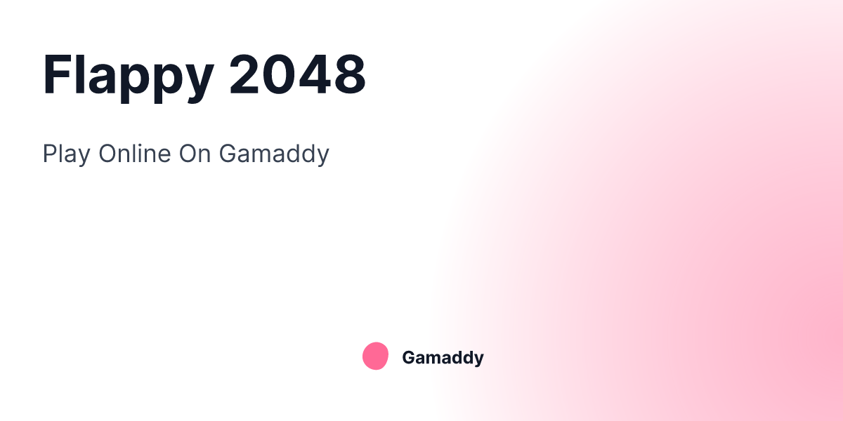 Flappy 2048 Play Online On Gamaddy
